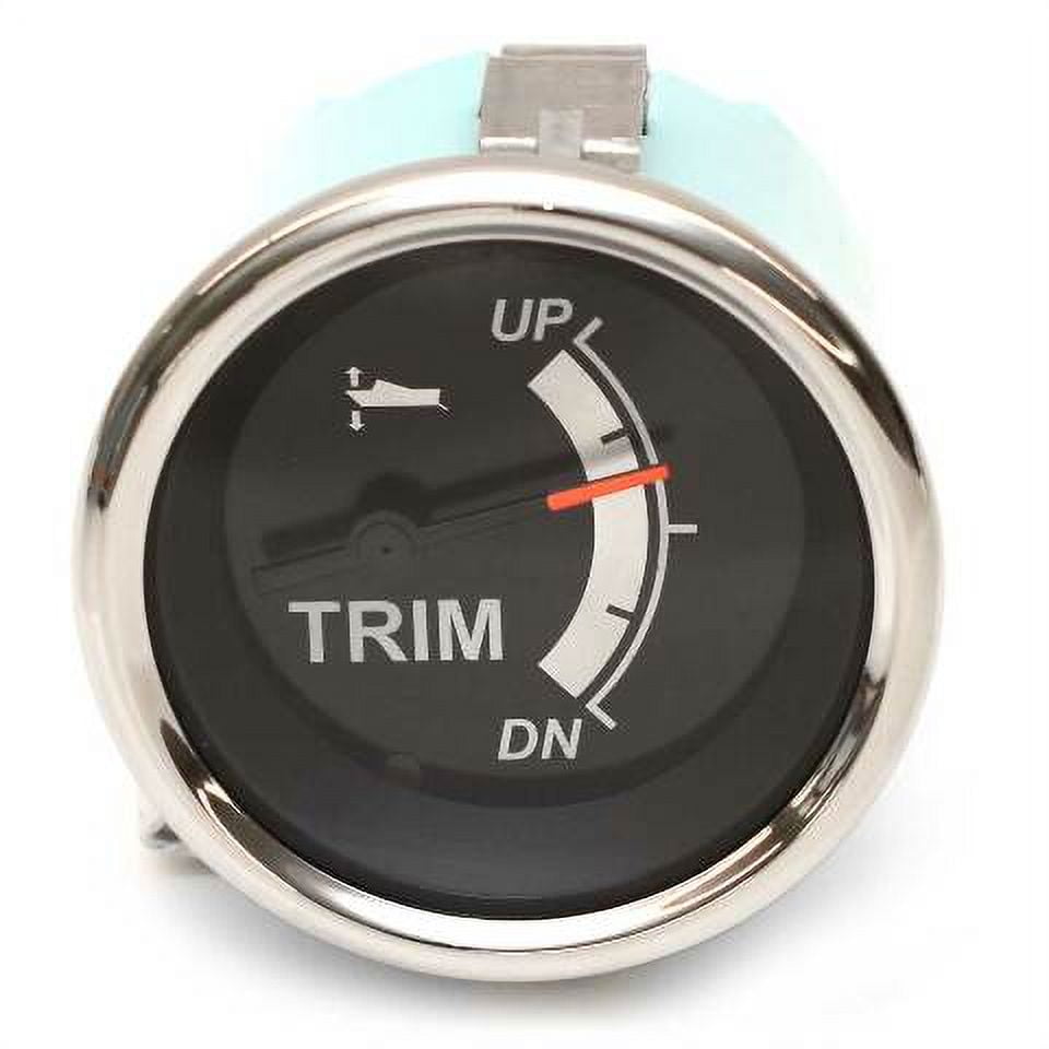 Teleflex Boat Trim Gauge 780816PMFB | Sterling Silver Suzuki 2 Inch ...