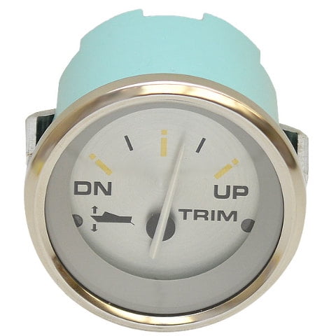 Teleflex Boat Trim Gauge 781523PMFB | Gold Sterling Mercury 2 Inch ...