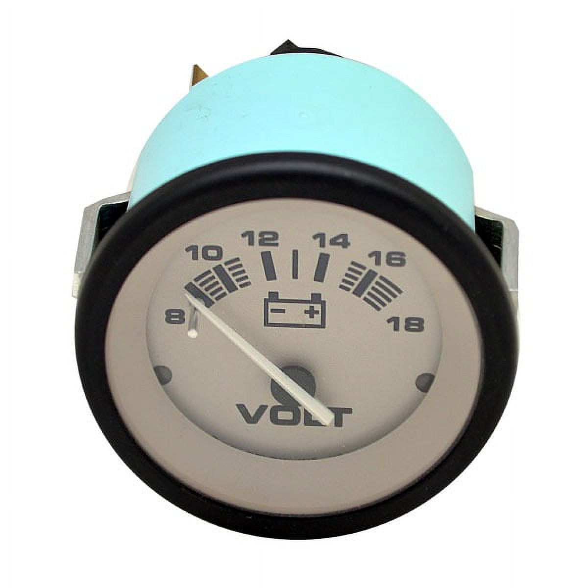 Teleflex Boat Volt Gauge 61548F | 2 Inch Tan Black - Walmart.com