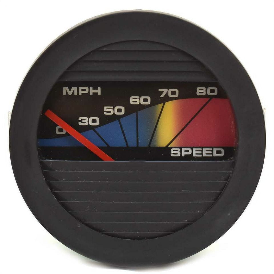 Teleflex Marine Boat Speedometer Gauge 53525 | 80 MPH 3 1/4 Inch Black ...