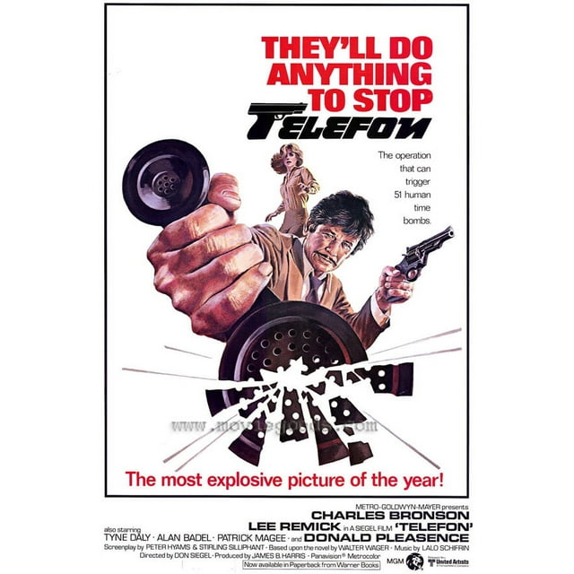 Telefon - movie POSTER (Style A) (27" x 40") (1977) - Walmart.com