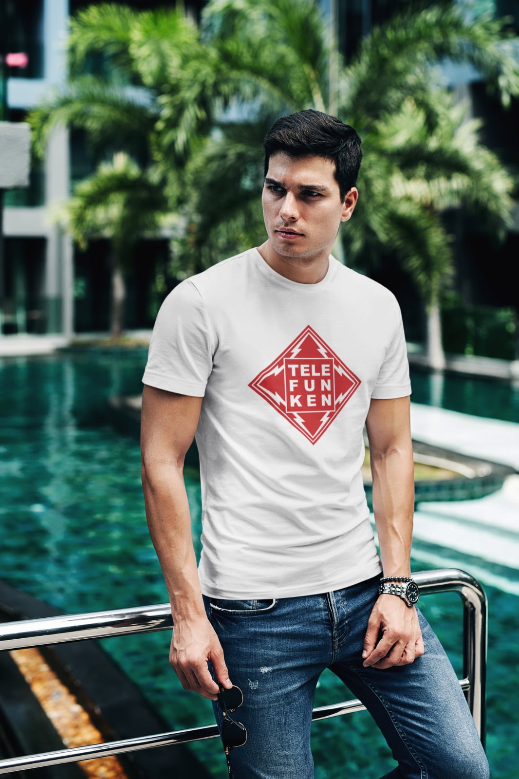 Telefunken Logo T-Shirt Mcm T-Shirt Sizes S-2xl Console Stereo Mid ...