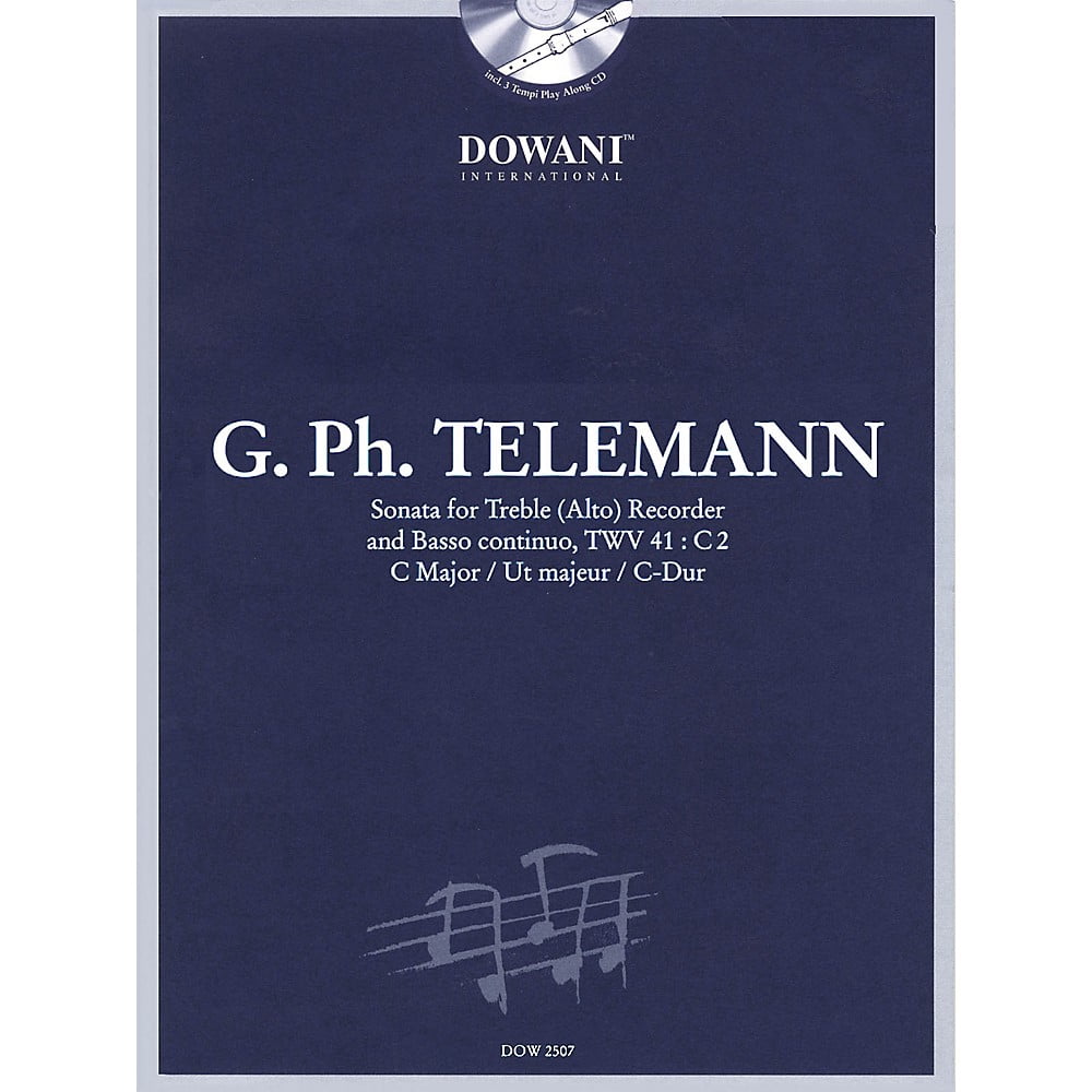 Telemann: Sonata in C Major for Treble (Alto) Recorder and Basso ...