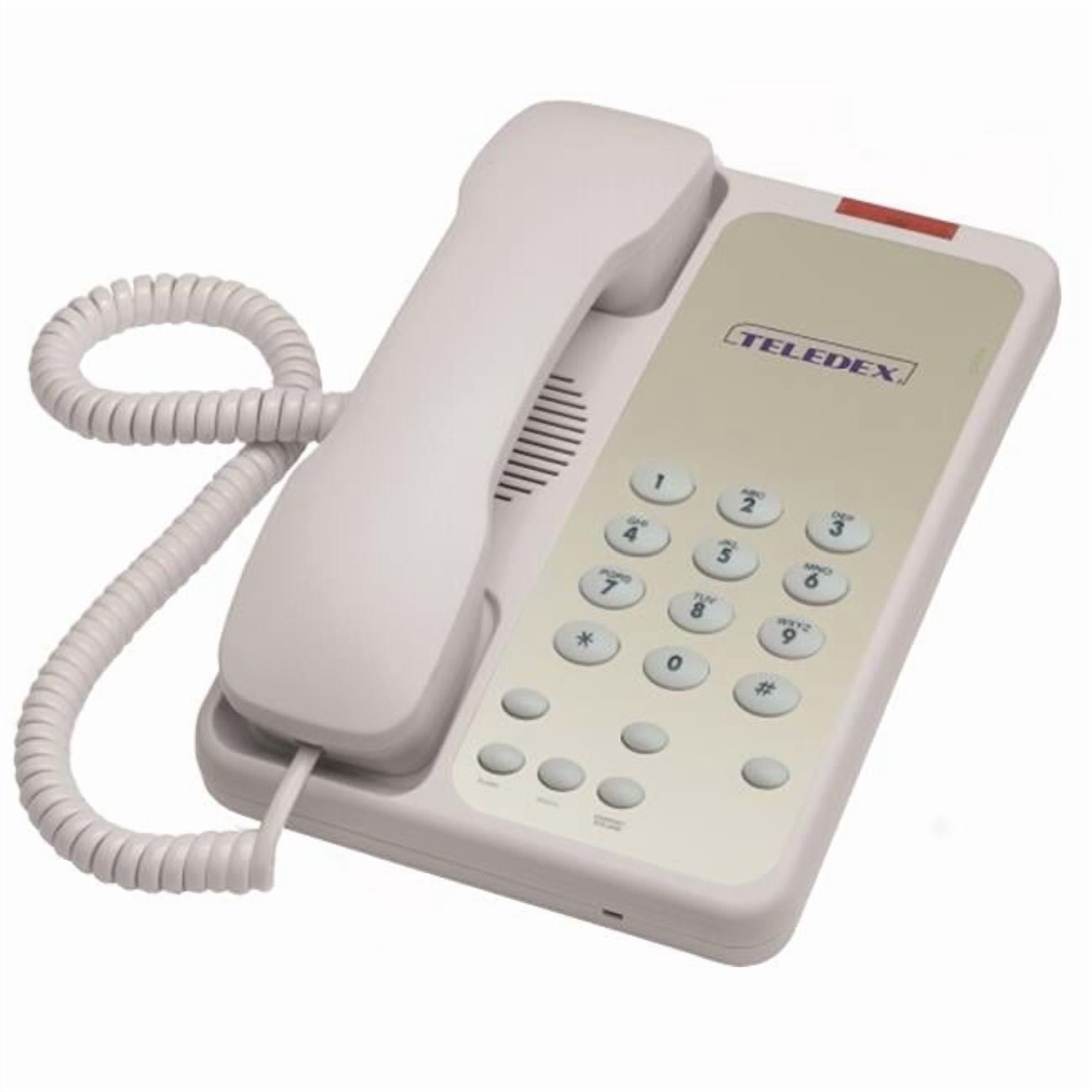 Teledex Opal 1003 Analog Corded Telephone with Guest Keys - Walmart ...