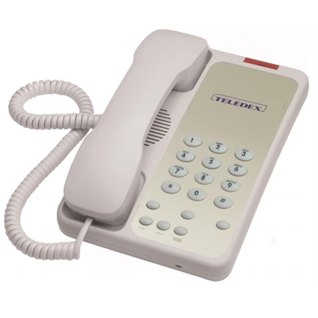 Teledex Opal 1003 Analog Corded Telephone with Guest Keys - Walmart.com
