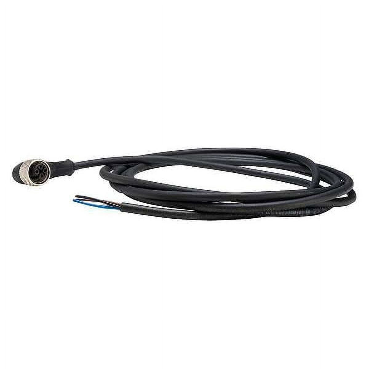 Telemecanique Sensors Cordset,16.4 ft.,Black,250VAC/300VDC XZCP1241L5 ...