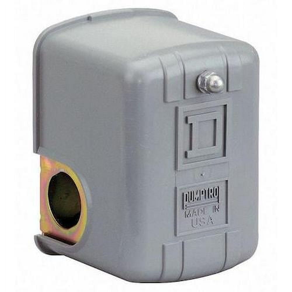 Telemecanique Sensors Pressure Switch, (1) Port, 1/4 in FNPS, DPST, 40 ...