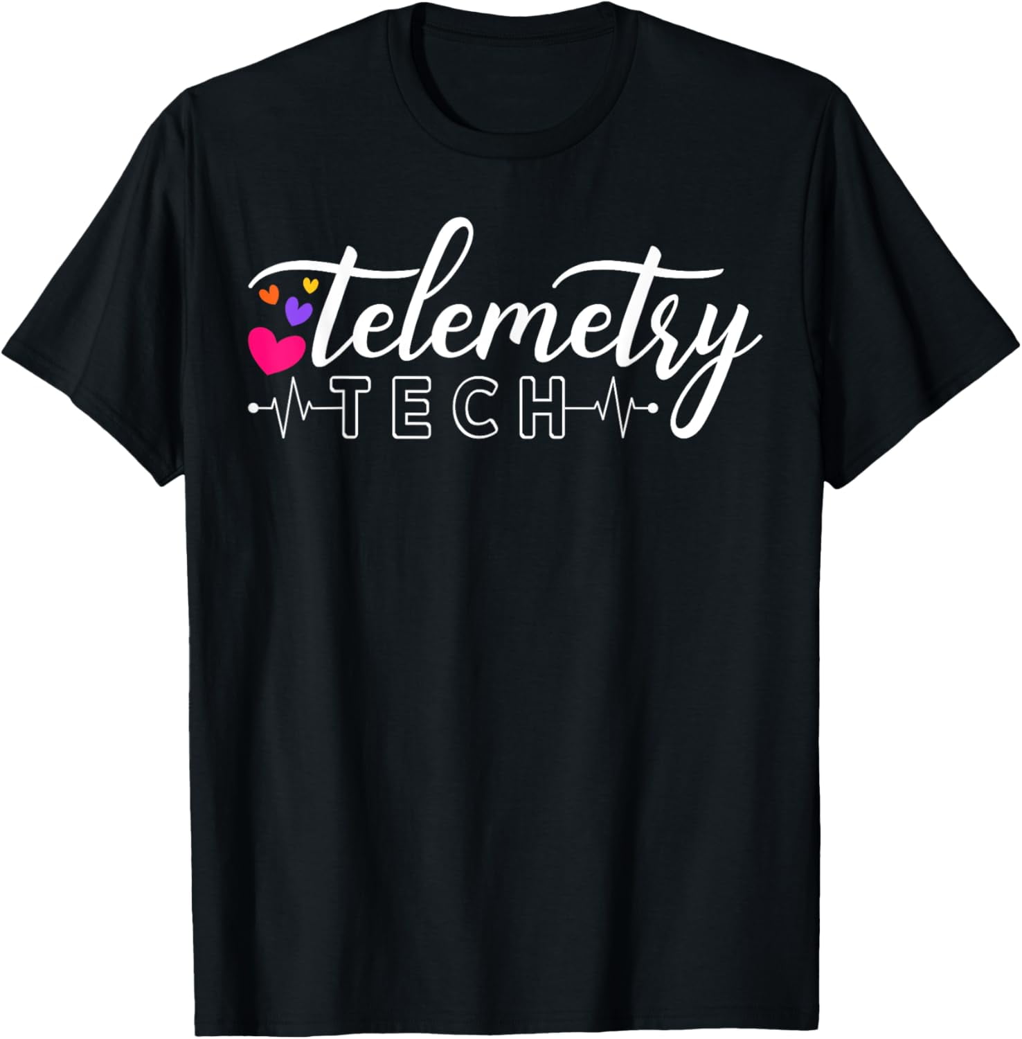 Telemetry Tech Appreciation Heart T-Shirt - Walmart.com