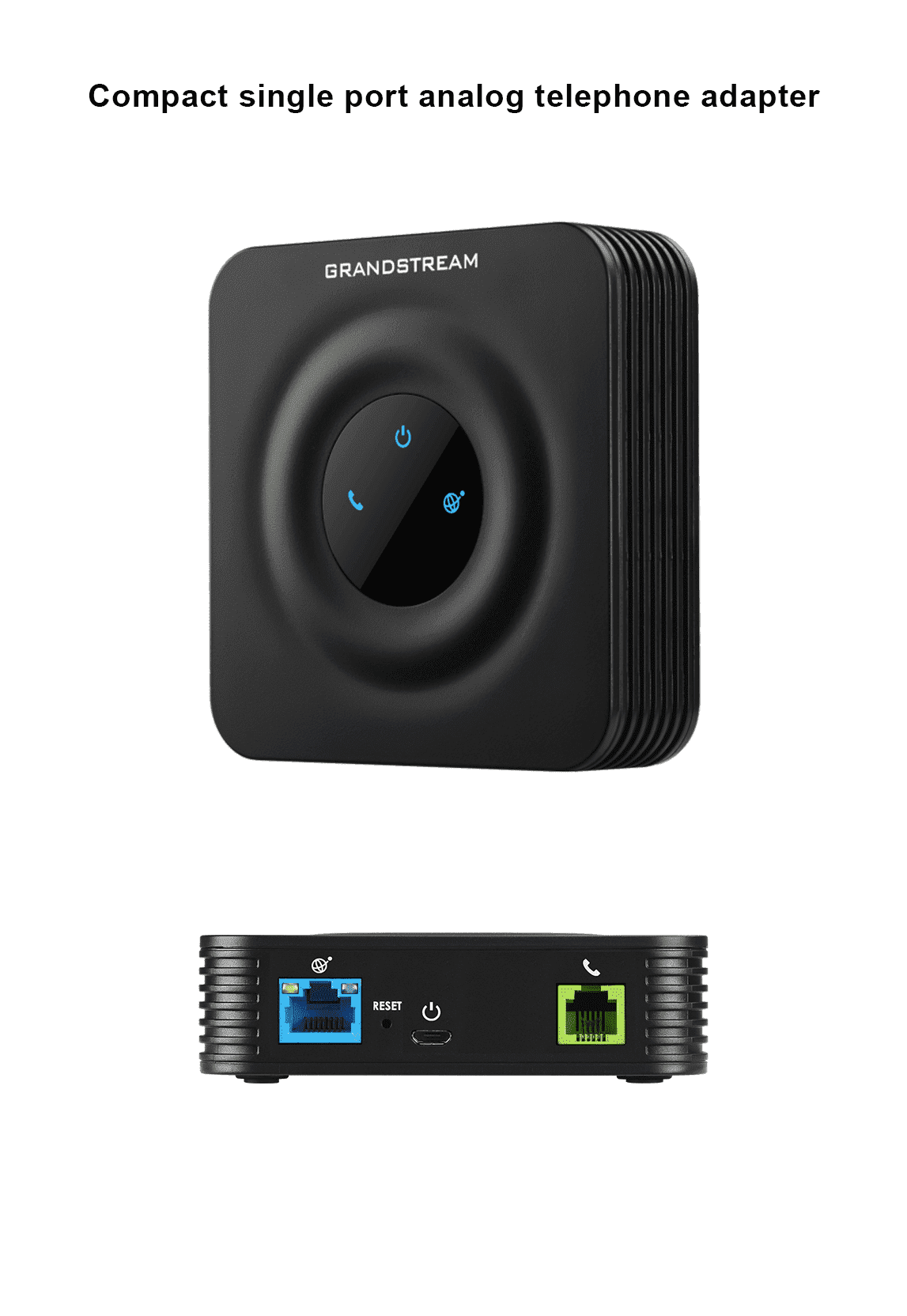 Telephone Adapter 1-port. Landline Replacement with Unlimited Domestic ...