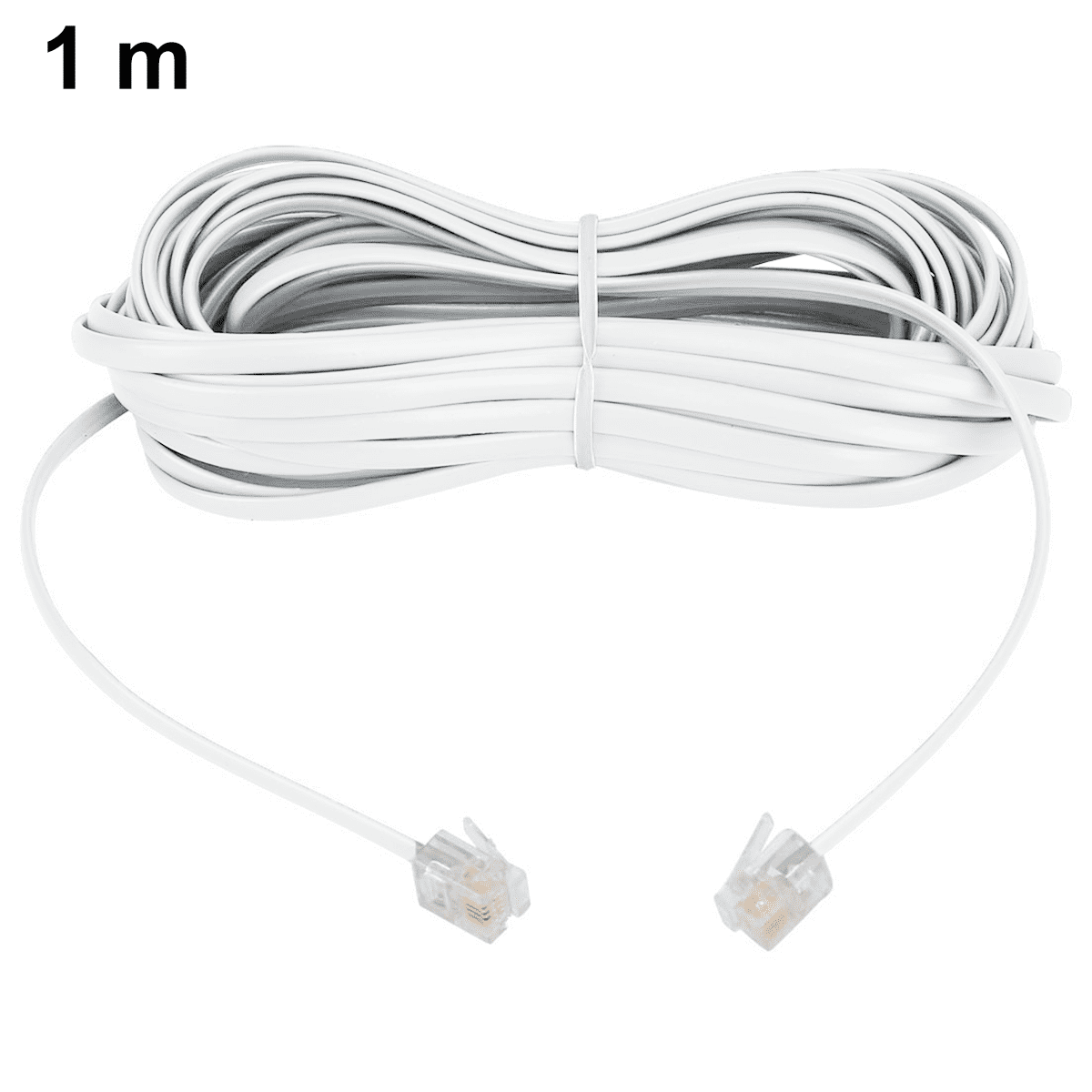 Telephone Cable to Male Modular Telephone Extension Lead Cable Cord ...