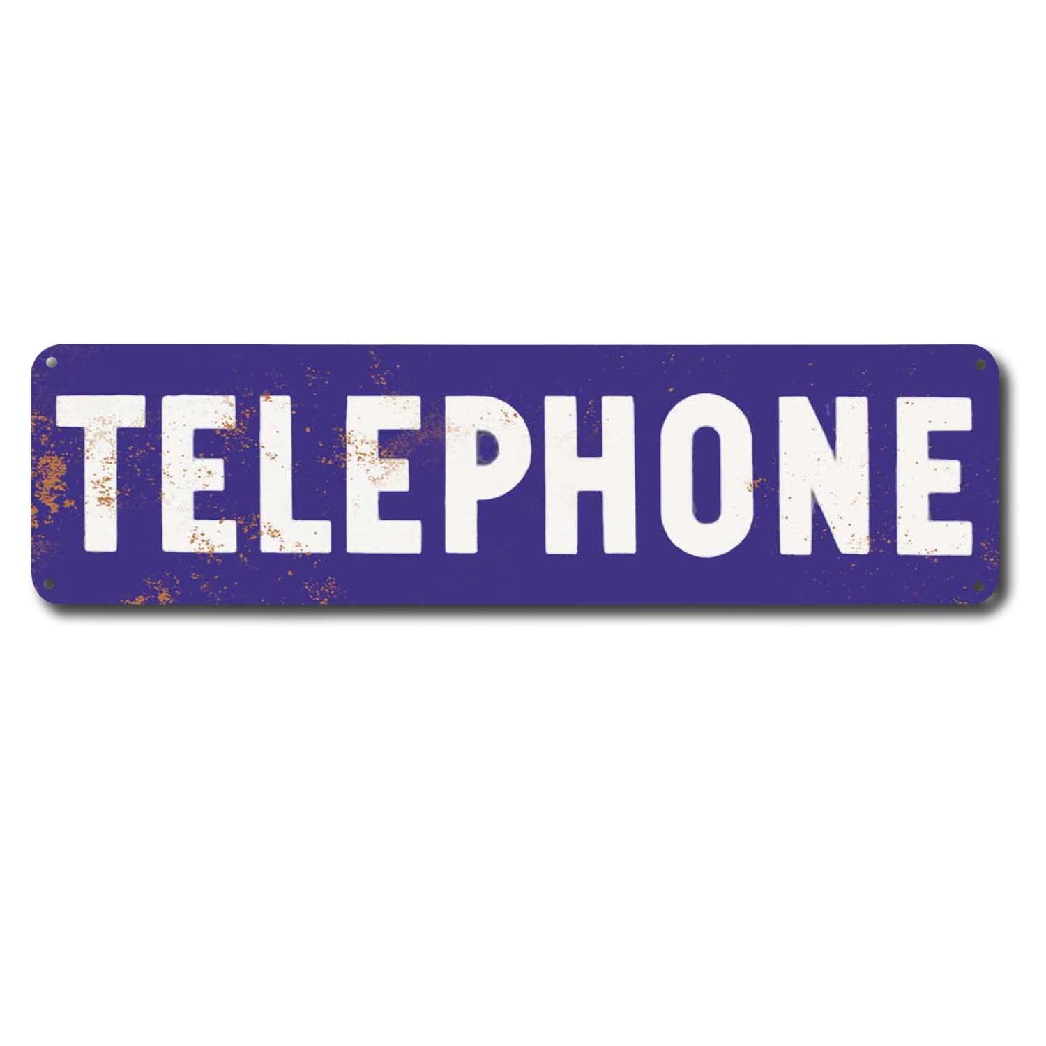Telephone Garage Kitchen Decor Signs Office Wall Decor Metal Tin Sign ...