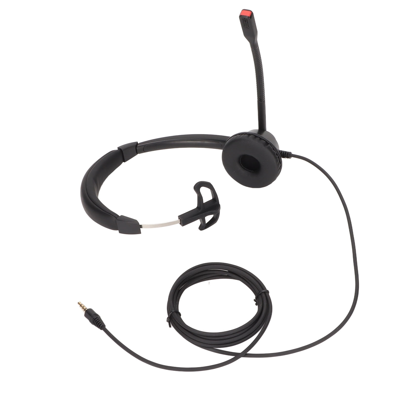 Telephone Headset with Mic 3.5mm Noise Cancelling Corded Earphone for ...