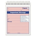 Telephone Message Book With Fax/mobile Section, Two-Part Carbonless, 4. ...