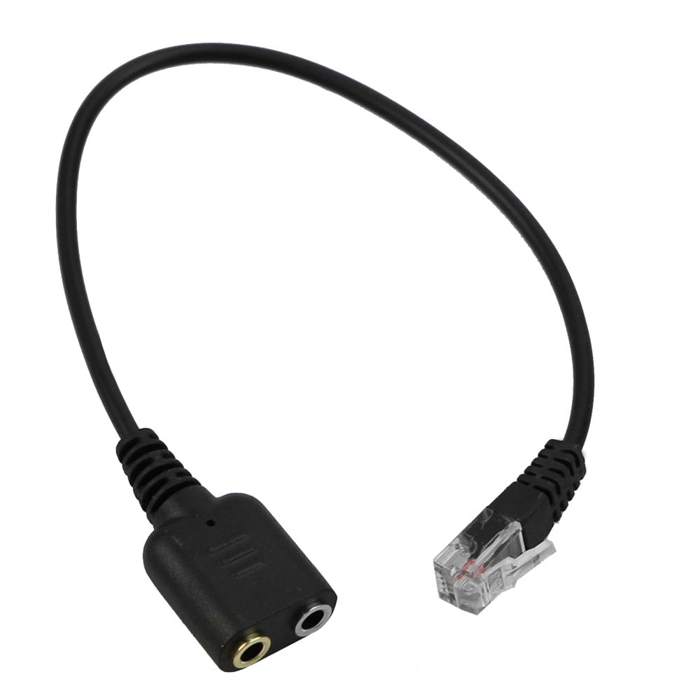 Telephone PC Adapter Using to Cable Convertor Jack Female Headset 3.5mm ...