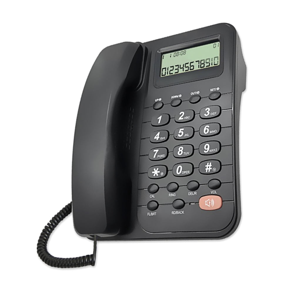 Telephone Professional Office Desk Phone Corded Landline With Incoming ...