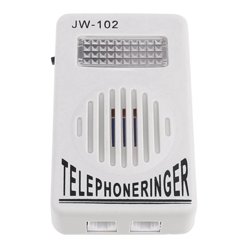 Telephone Ringer Phone Amplifier Wall Ring Speaker Strobe Light Flasher ...