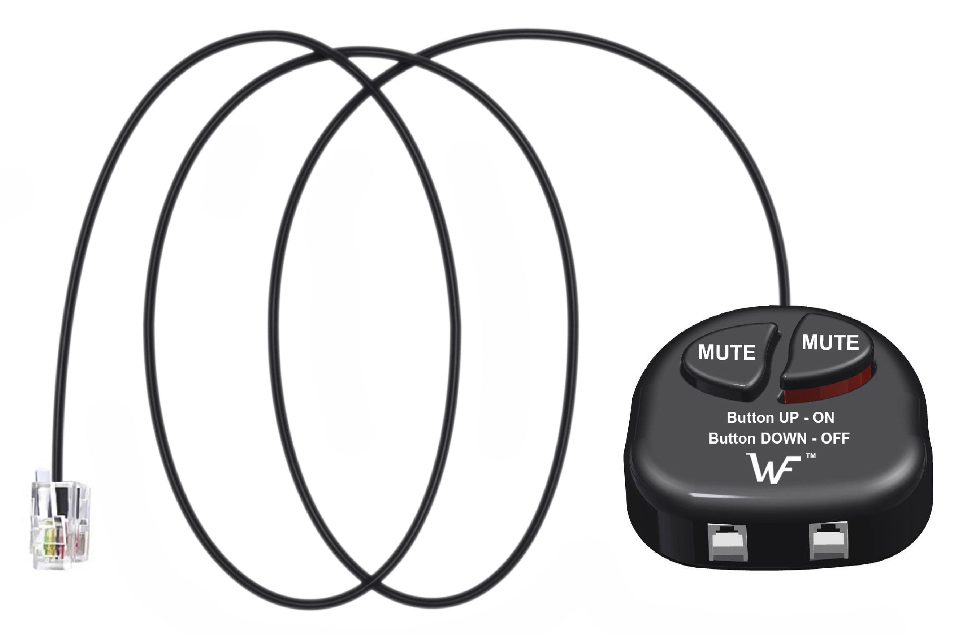 Telephone Training Adapter Y Splitter+Mute Button for Nortel Meridican ...
