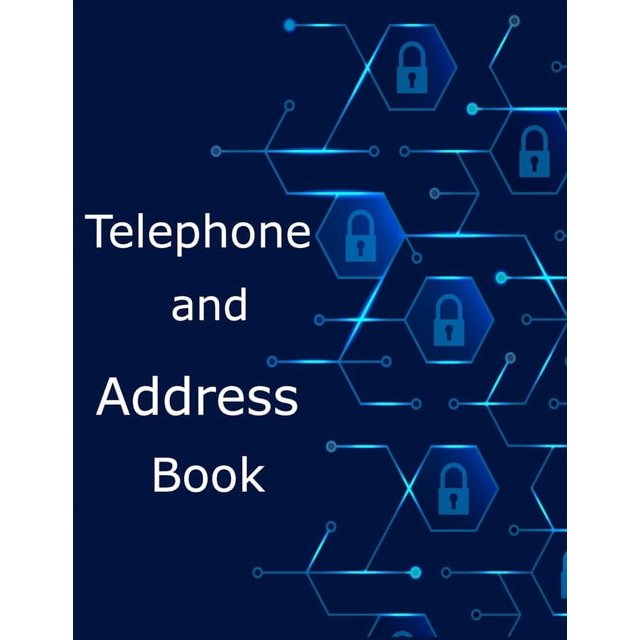 Telephone and Address Book : Large Print Phone Book & Adresses Book ...