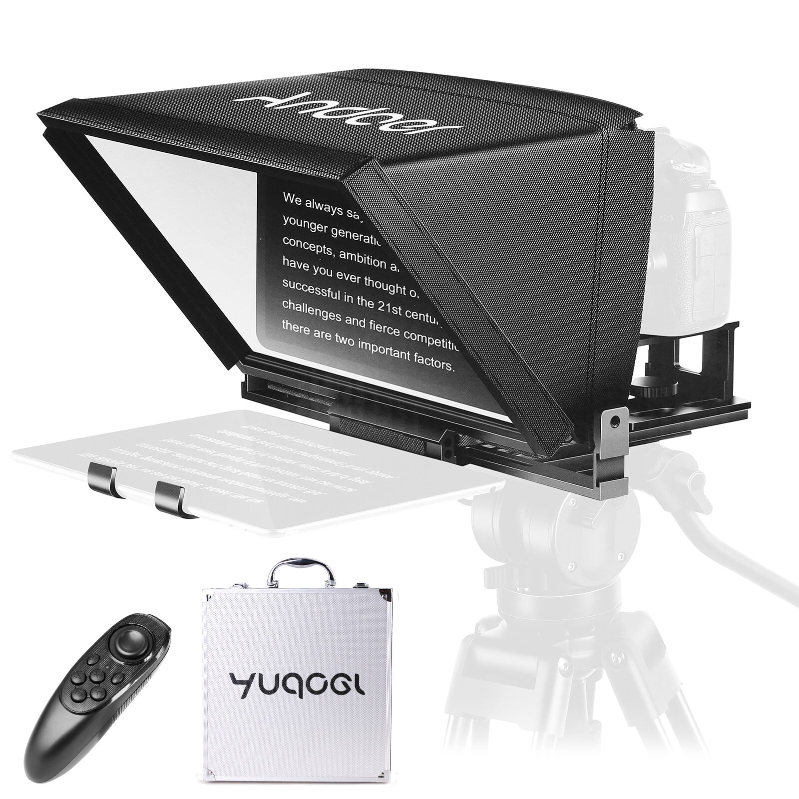 Teleprompter,Portable Camera Prompter A12 Portable Camera Video Live ...