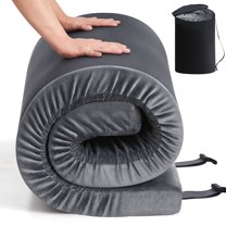 Topbuy Extra Thick Floor Bed Roll Up Memory Foam Camping Mattress w ...