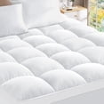 Teler Hypoallergenic Twin XL Mattress Topper, Super Comfort Thick Cover ...