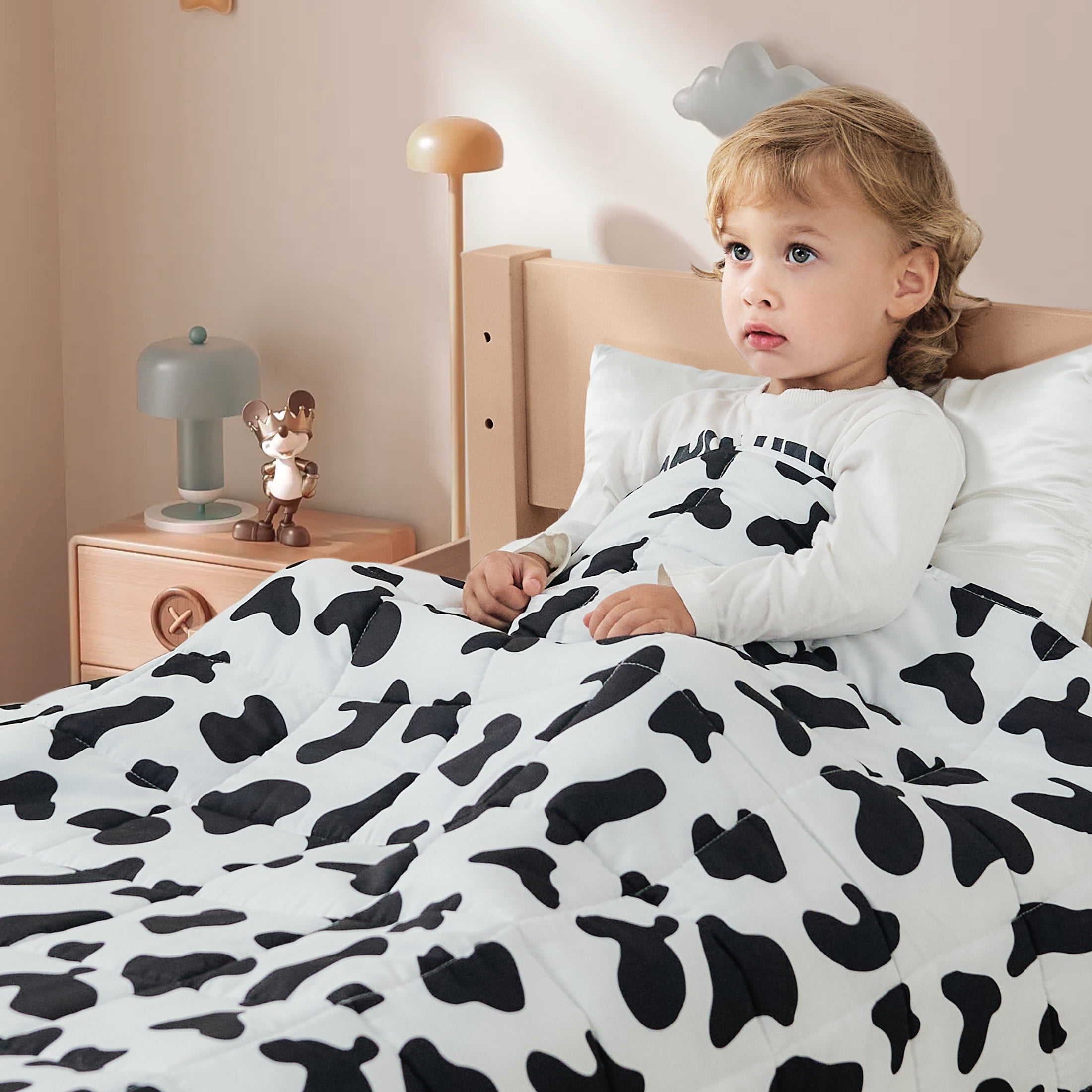 Teler Weighted Blanket For Kids (36"x48", 5lbs) Cooling Weighted Lap ...