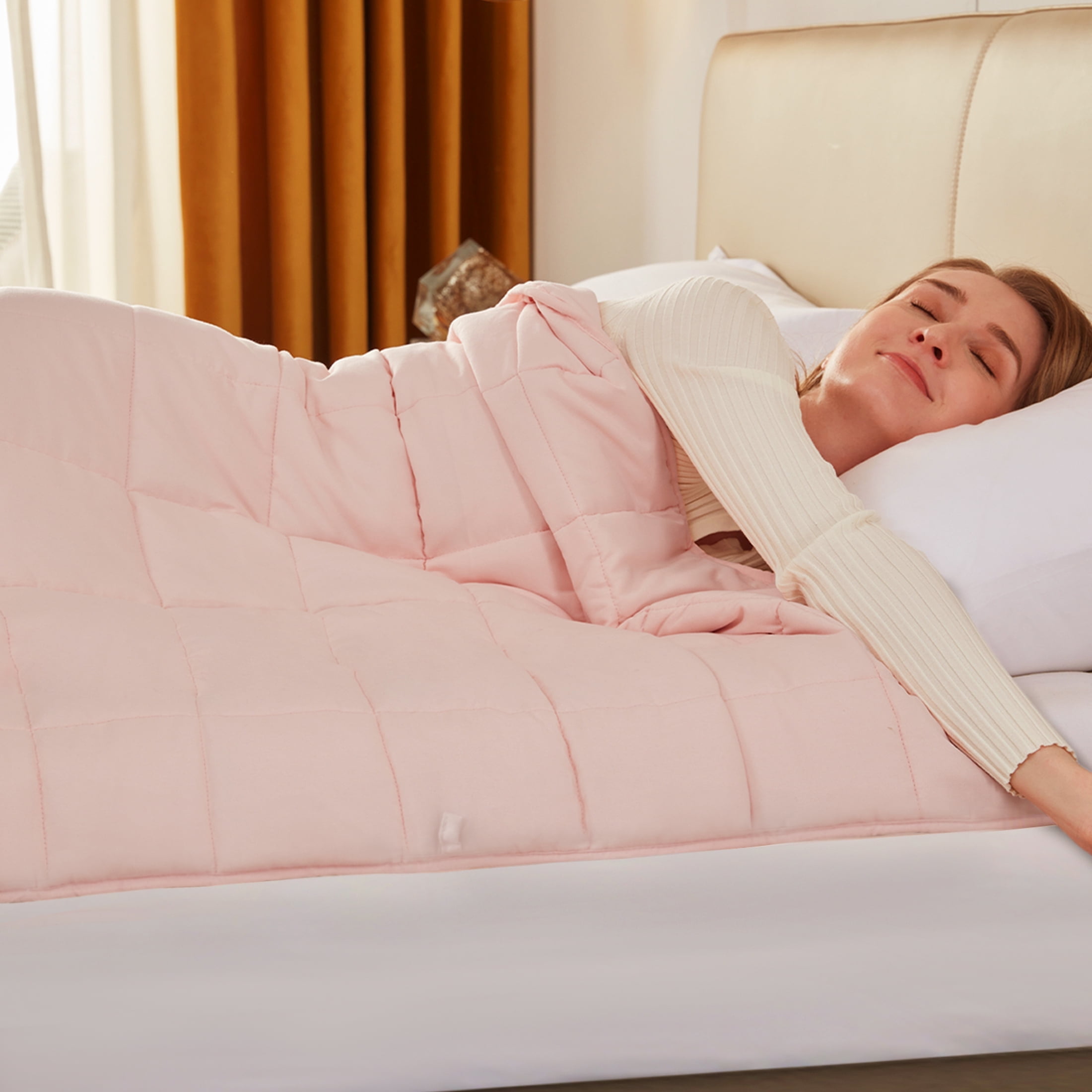 "Teler Large Summer Weighted Blanket for Adults, 20lbs 60""x80"" Queen ...