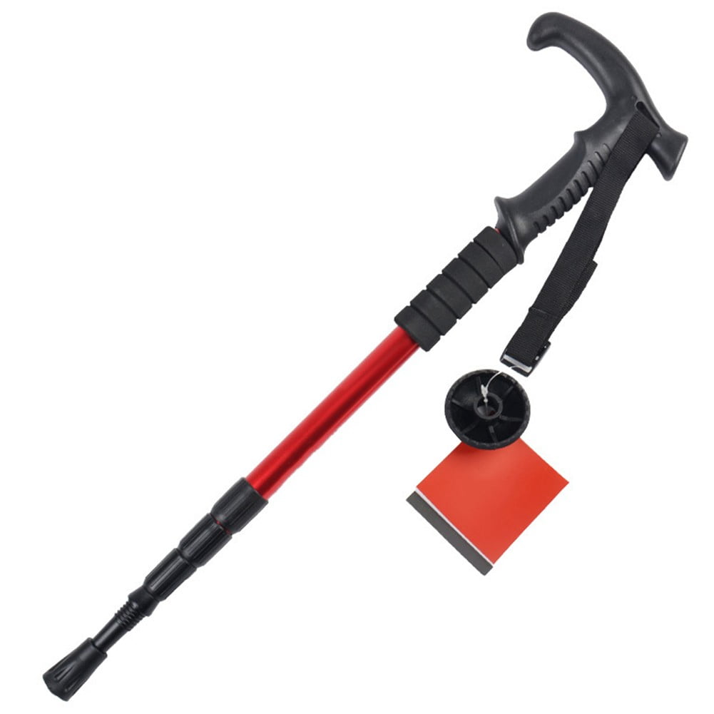 Telescop Crutch Walking Stick Hiking Hike Trekking Pole Shock Stick Non ...