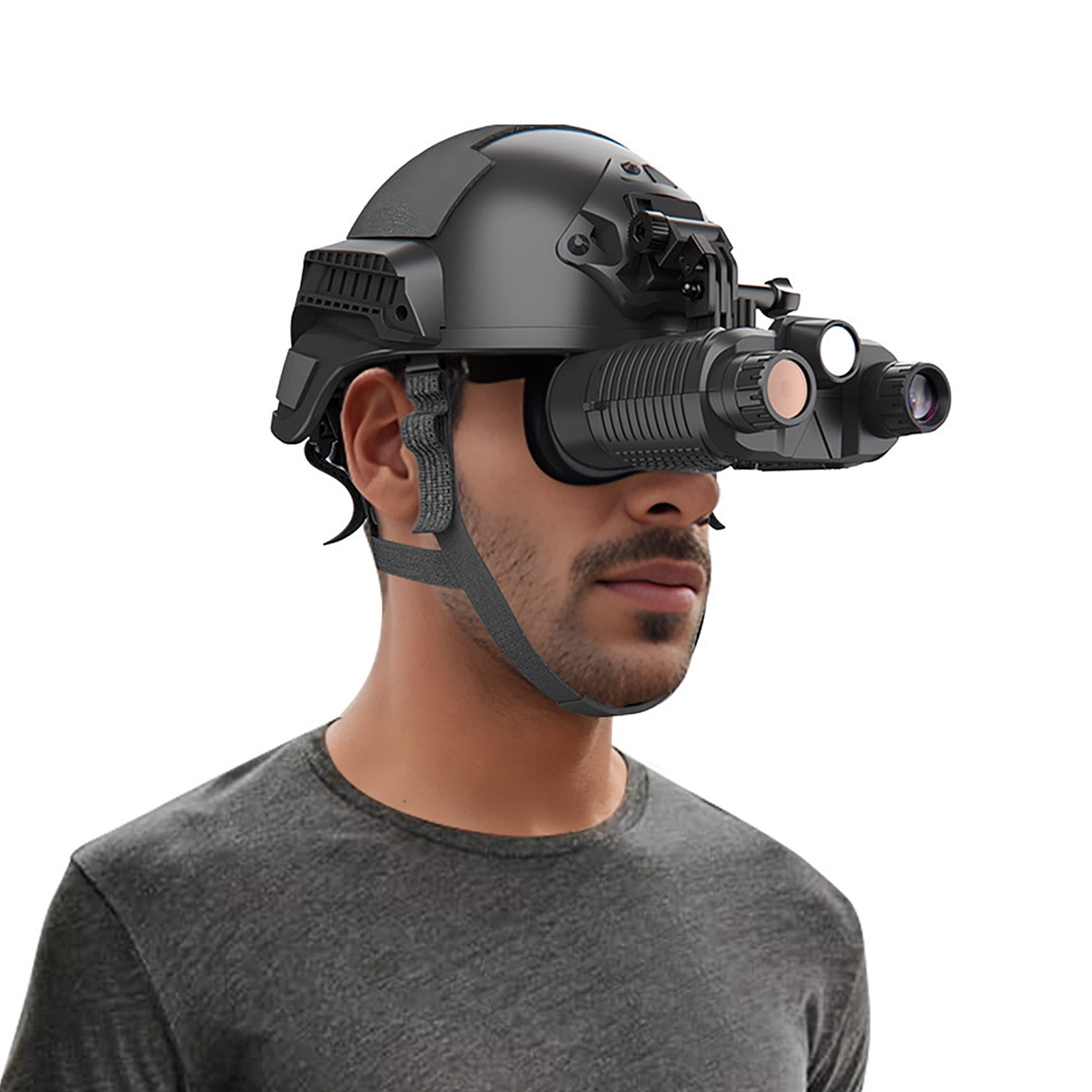 Telescope,Screen Hands-free Head-mounted Hands-free Infrared With 10x ...