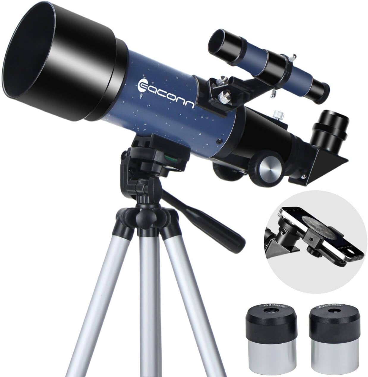 Telescopes, Telescope for and Beginners, 70mm Aperture 400mm Focus ...