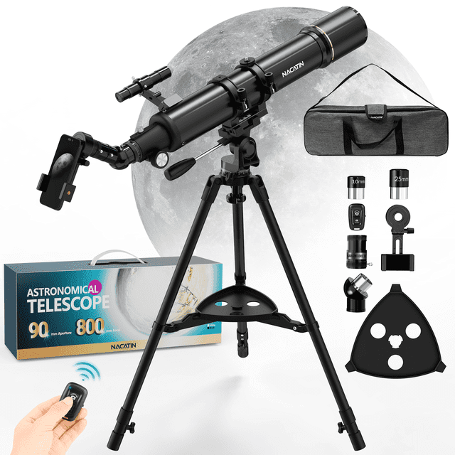 Telescopes for Adults Astronomy 90mm Aperture 800mm Focal Length ...