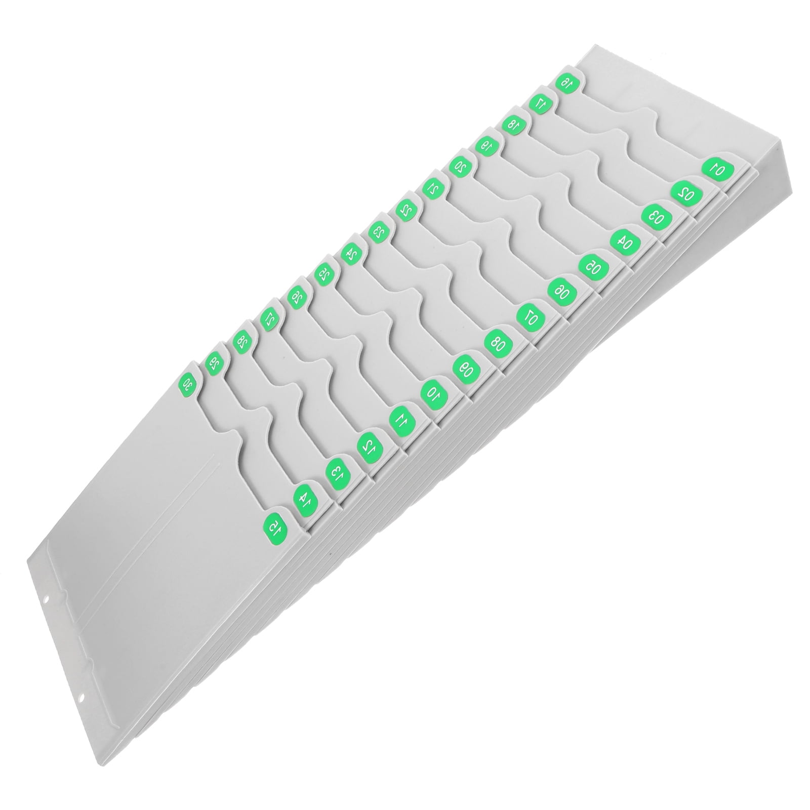 Telescopic Attendance Card Holder Multi-grid Cards Rack Material ...