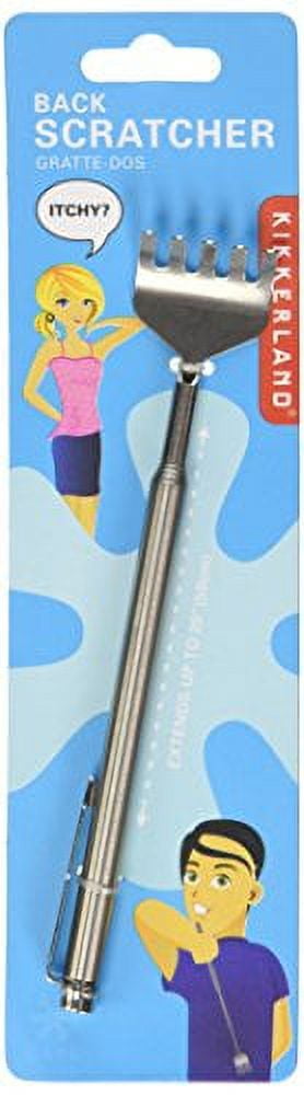 Kikkerland Collapsible Telescopic Metal Back Scratcher, Extendable ...