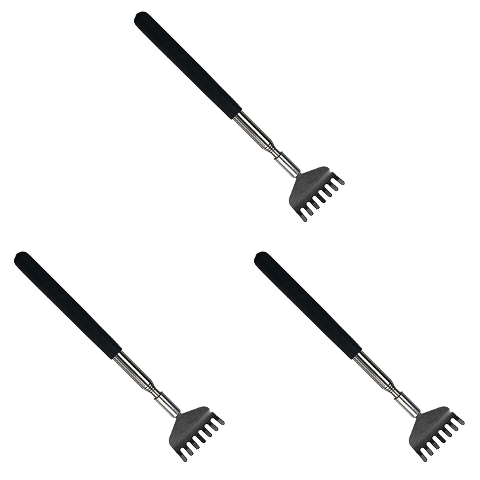 Telescopic Back Scratcher Massager Metal Compact Extendable 5 2068cm Black 2pcs Rose Wet Natural