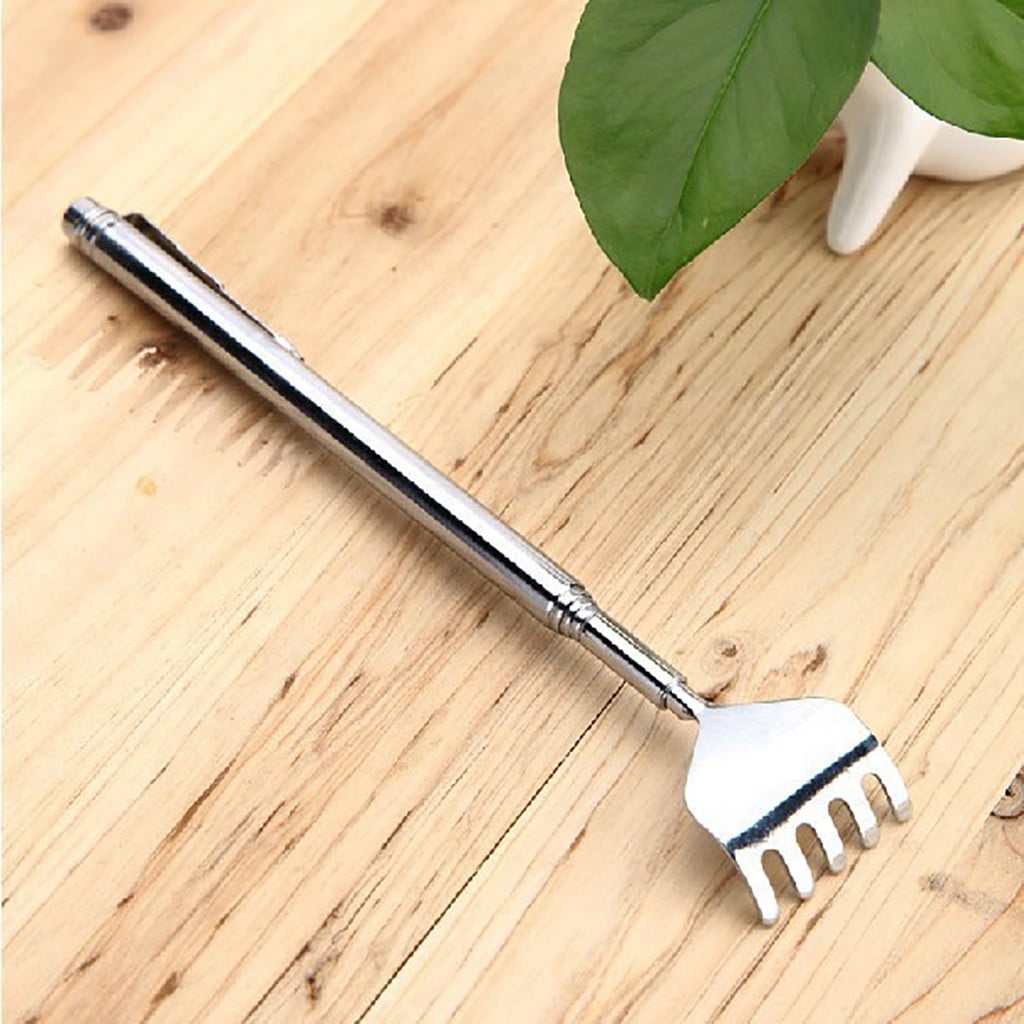 Telescopic Back Scratcher Stainless Steel Claw | Retractable 6.7-20.5 ...