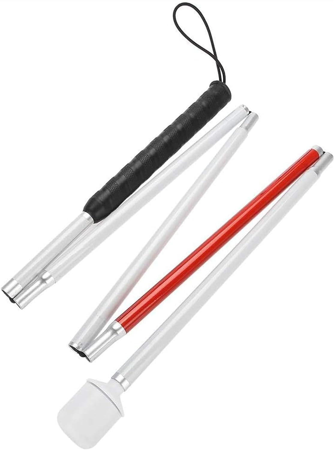 Telescopic Blind Cane - Reflective Folding Walking Stick for Vision ...