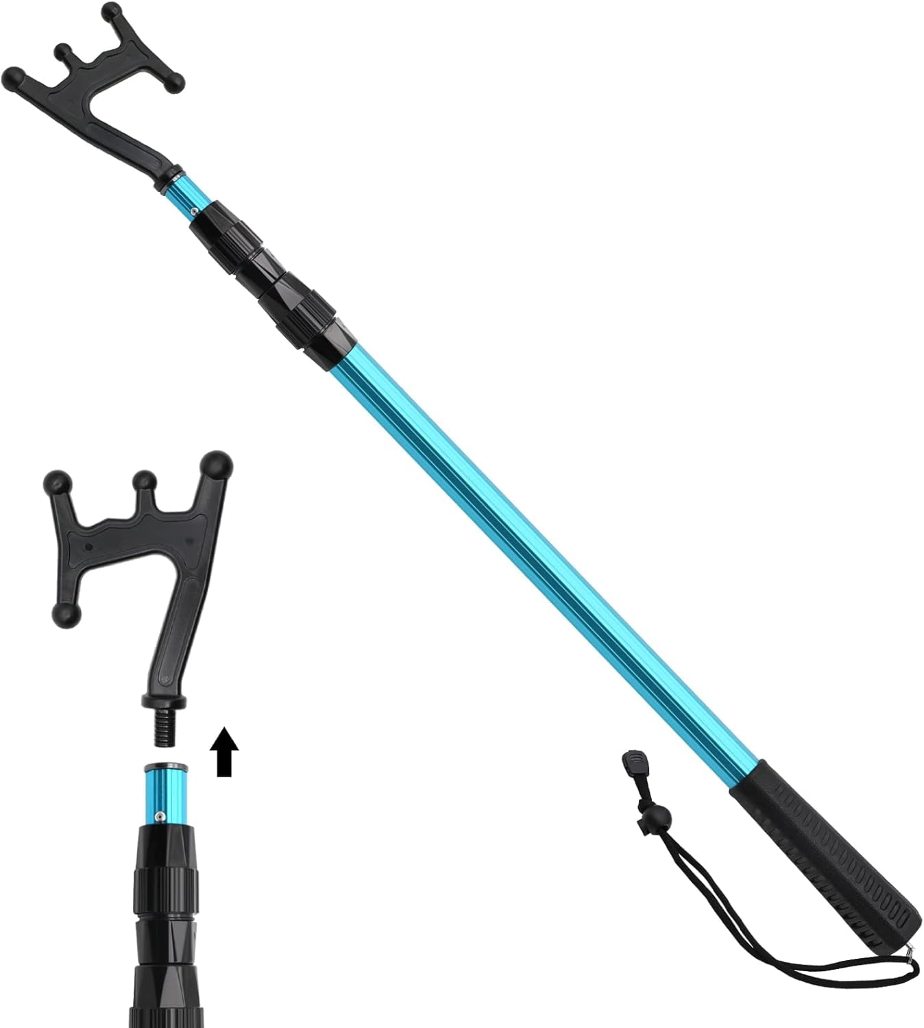 Telescopic Boat Hook-Durable Boat Hook for Docking with Telescoping ...