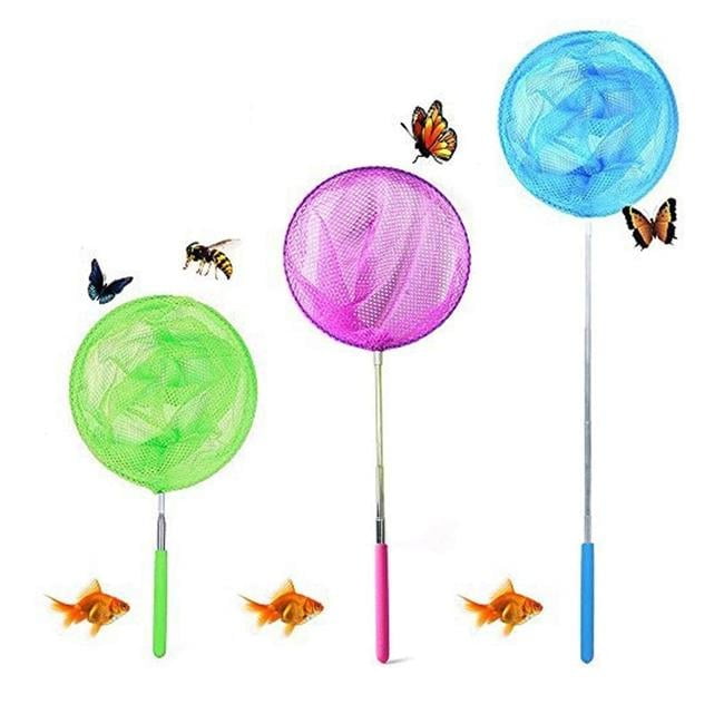 Telescopic Butterfly Nets with Vivid Colors - Case of 24 - Walmart.com