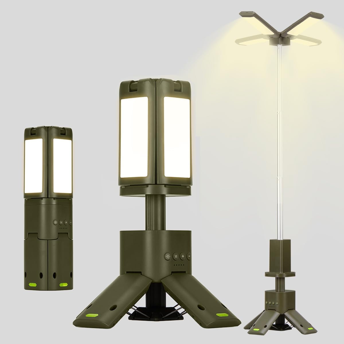 Telescopic Camping Lights Rechargeable 14000 mAh Rechargeable Magnetic ...