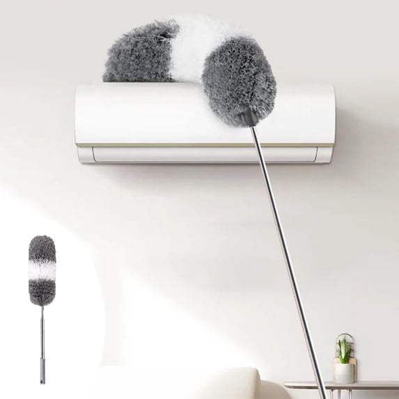 Telescopic Ceiling Duster with 285cm Extendable Pole – Feather-Style ...