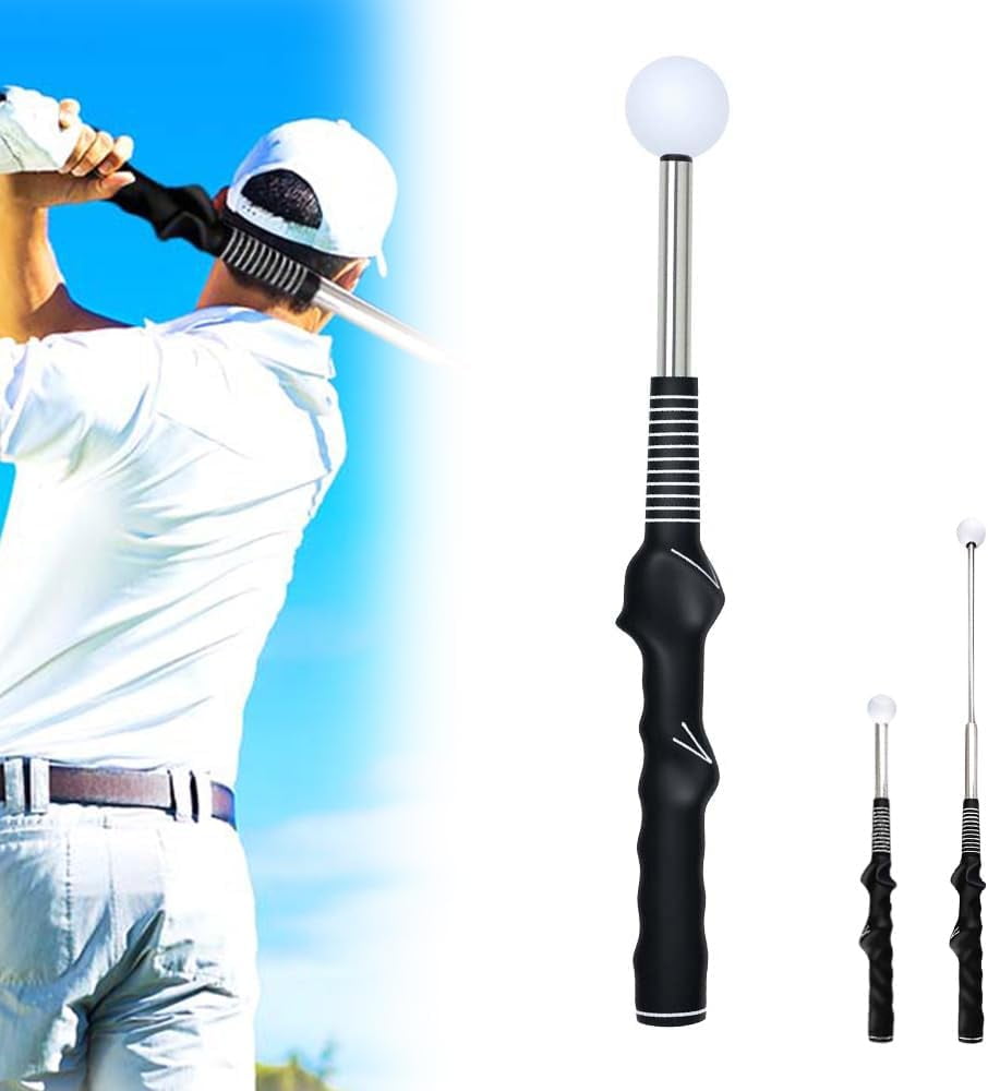 Telescopic Club, 2025 Retractable Golf Swing Training Aid, Golf ...