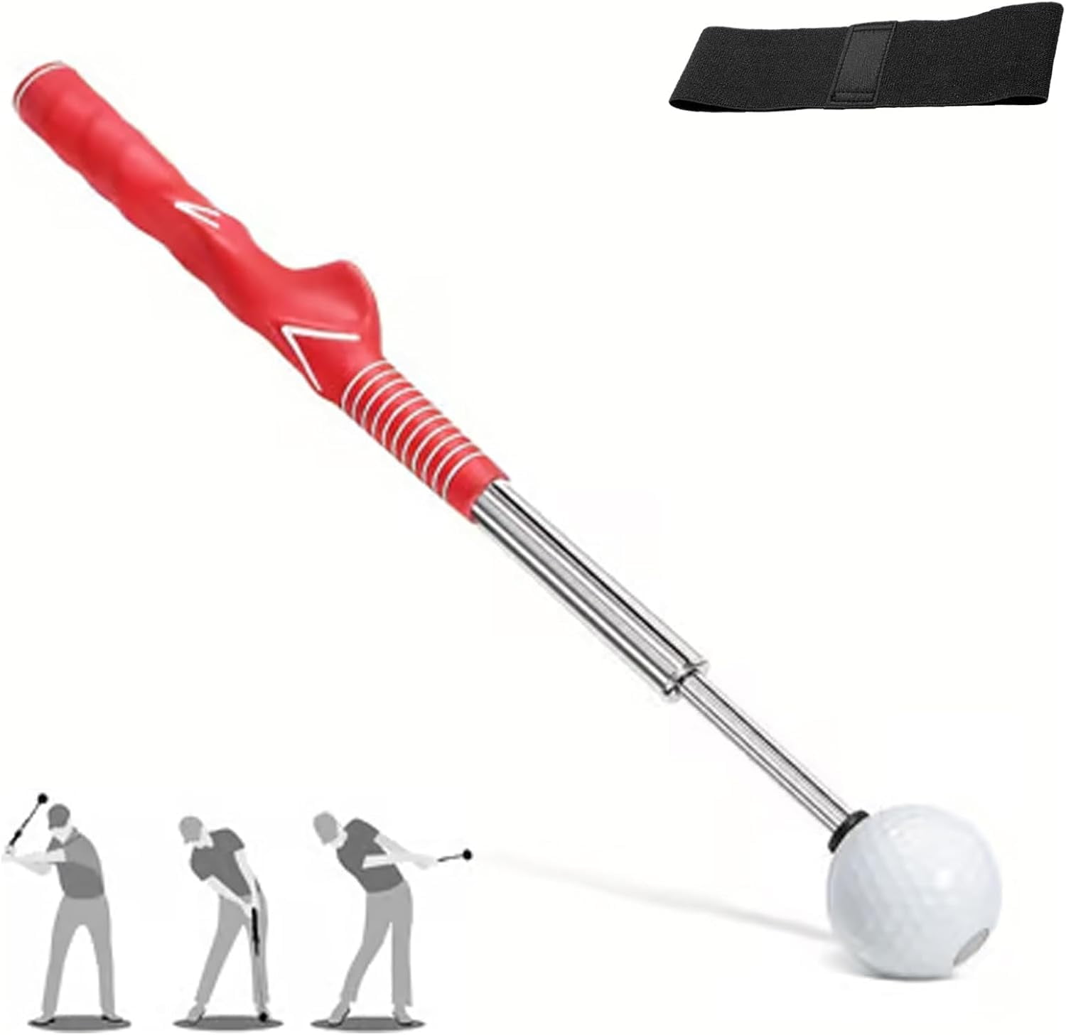 Telescopic Club,Retractable Golf Swing Training Aid,Golf Grip Trainer ...