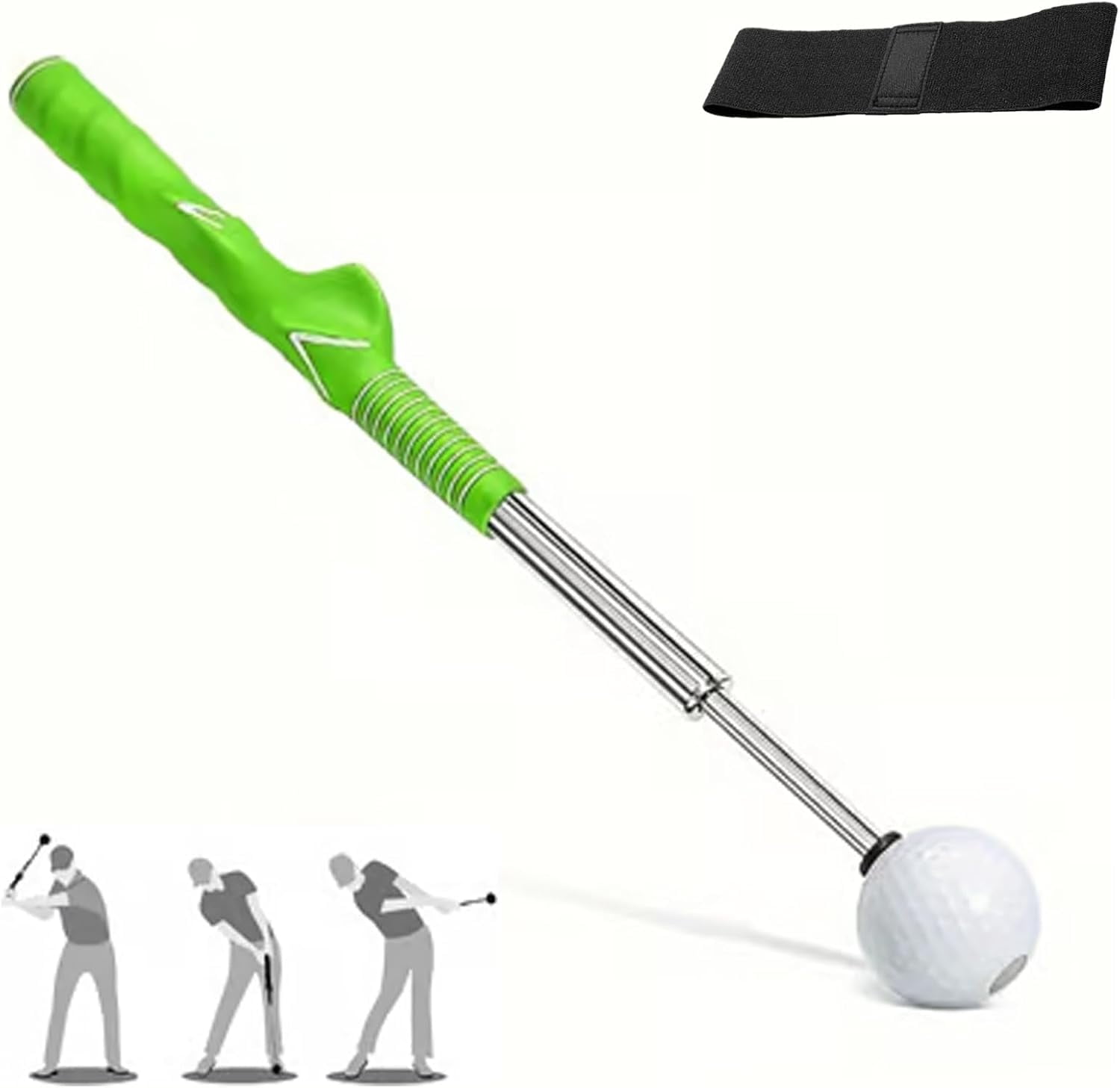 Telescopic Club,Retractable Golf Swing Training Aid,Golf Grip Trainer ...