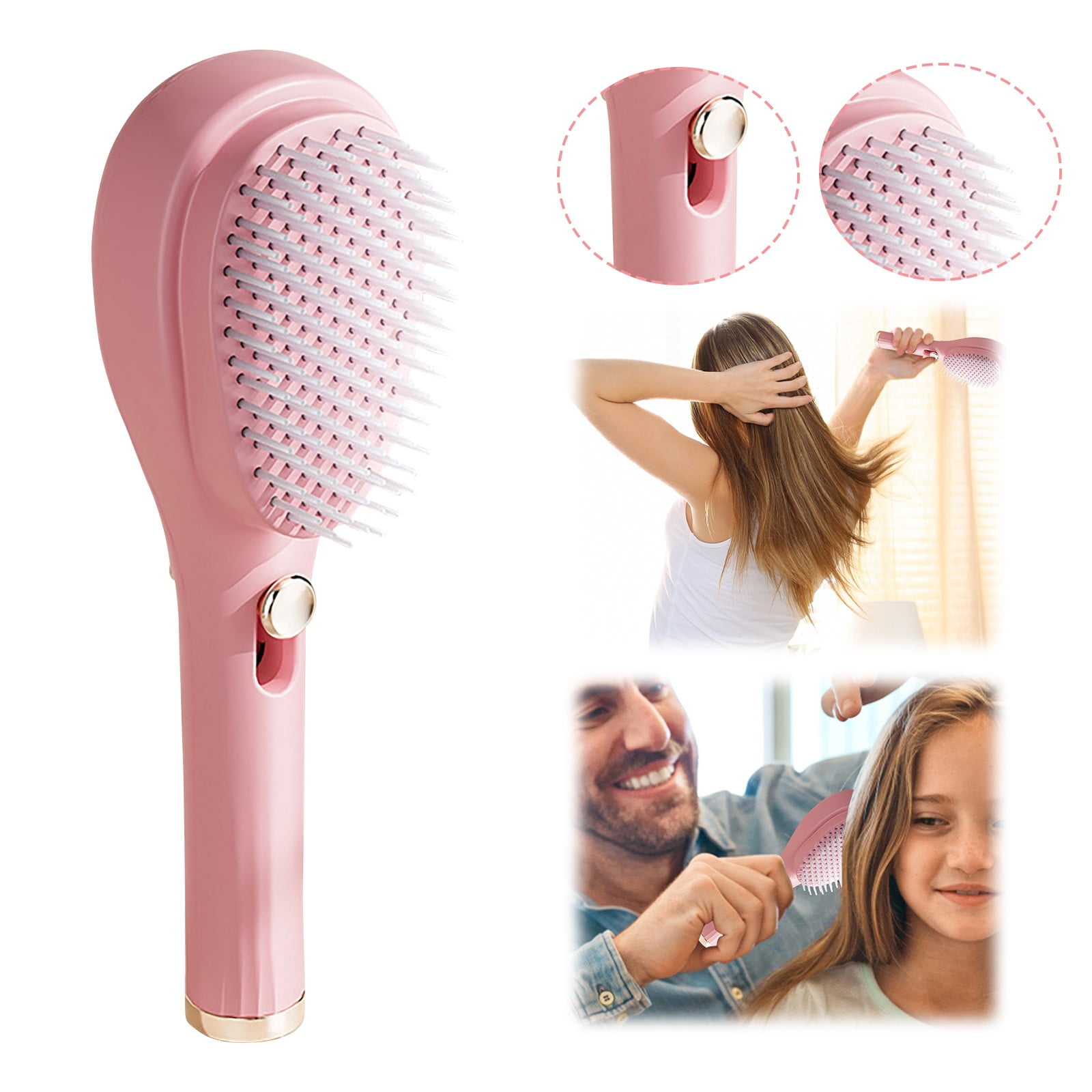 Telescopic Comb Comb Household Scalp Cleaning Special Static Portable ...