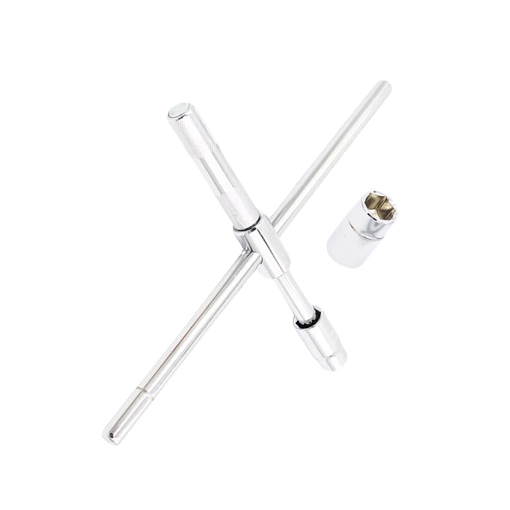 Telescopic Cross Wrench Car Cross Wrench Steel Tire Wrenches Van Tire ...