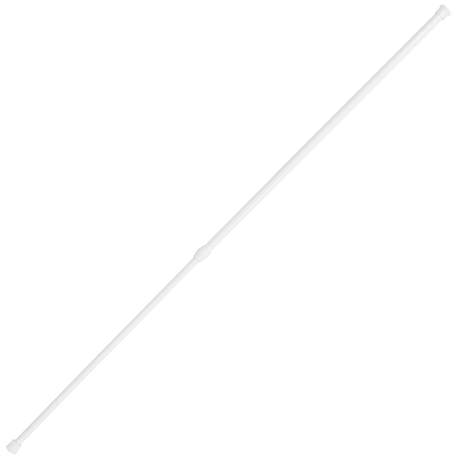 Telescopic Curtain Rod Spring Loaded Rods Adjustable Clothes Rack 3 ...