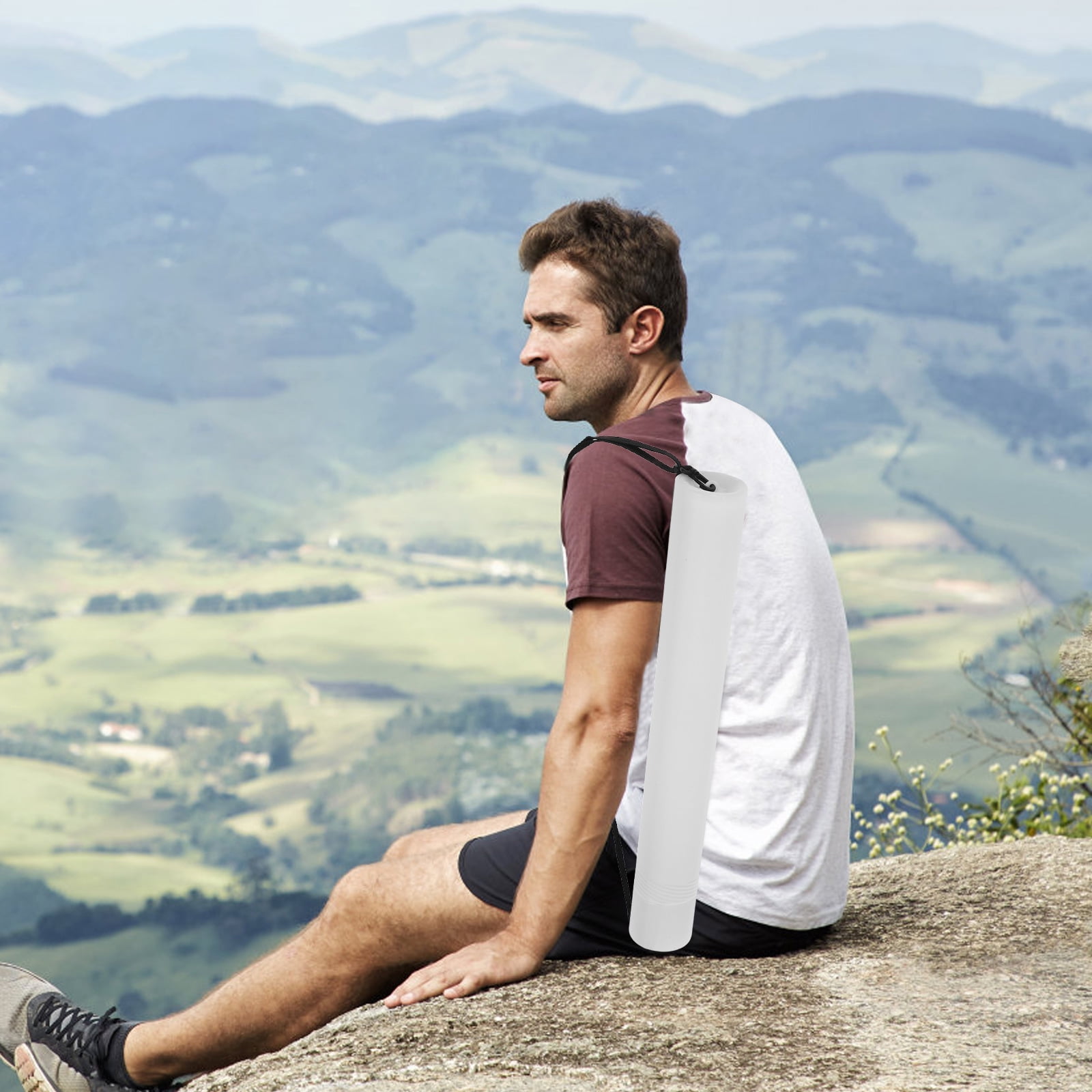 Telescopic Document Storage Tube Portable Blueprint Holder White ...