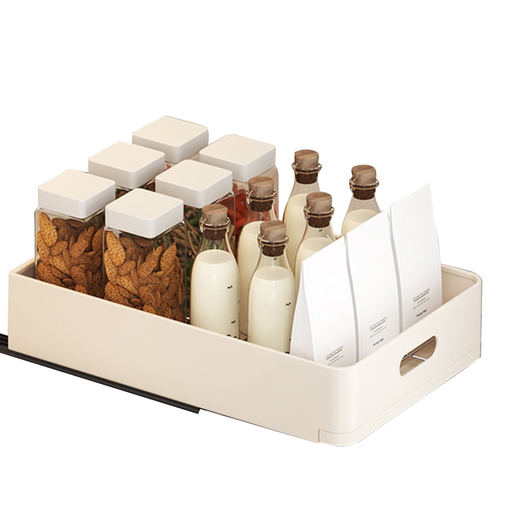 Telescopic Drawer, Expandable Drawer Storage Shelves, Carbon Steel Push ...