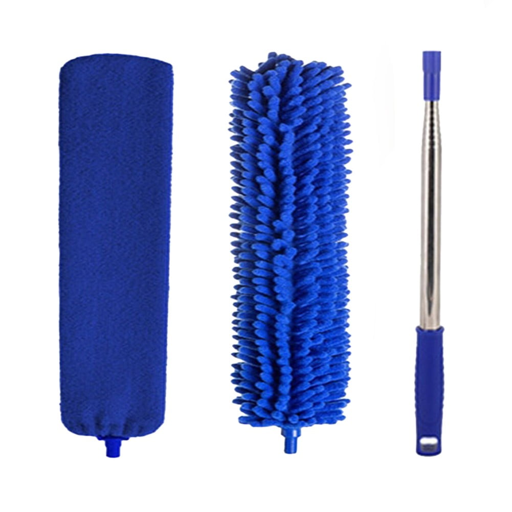 Telescopic Duster Extendable Spider Web Remover with Washable ...