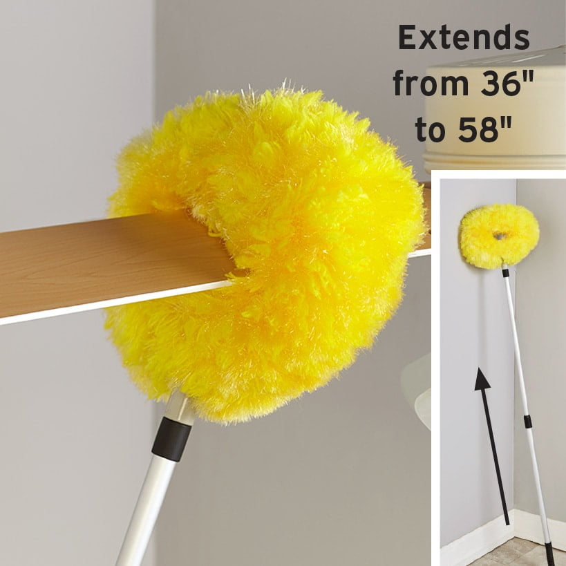 Extendable Ceiling Fan Duster Reach High Spots 36'' to 58'' Adjustable ...